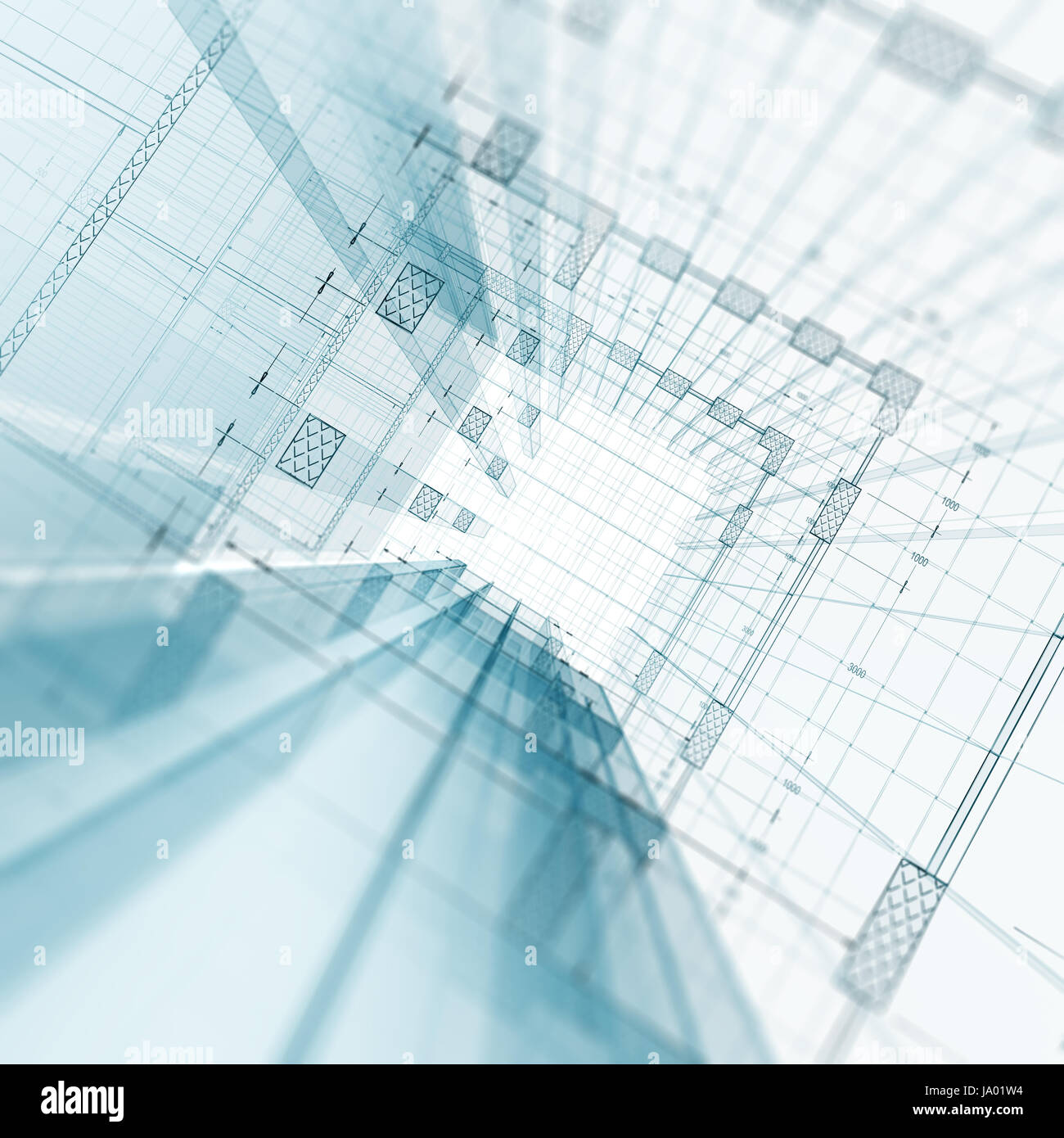 blue, model, design, project, concept, plan, draft, engineering, look ...