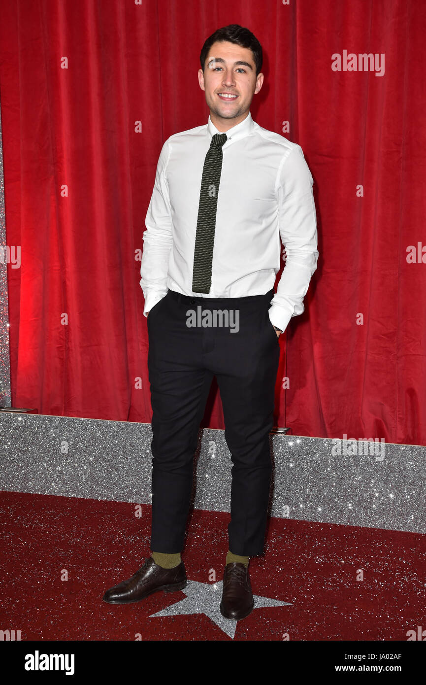 Joe Gill attending the British Soap Awards 2017 at The Lowry, Salford ...