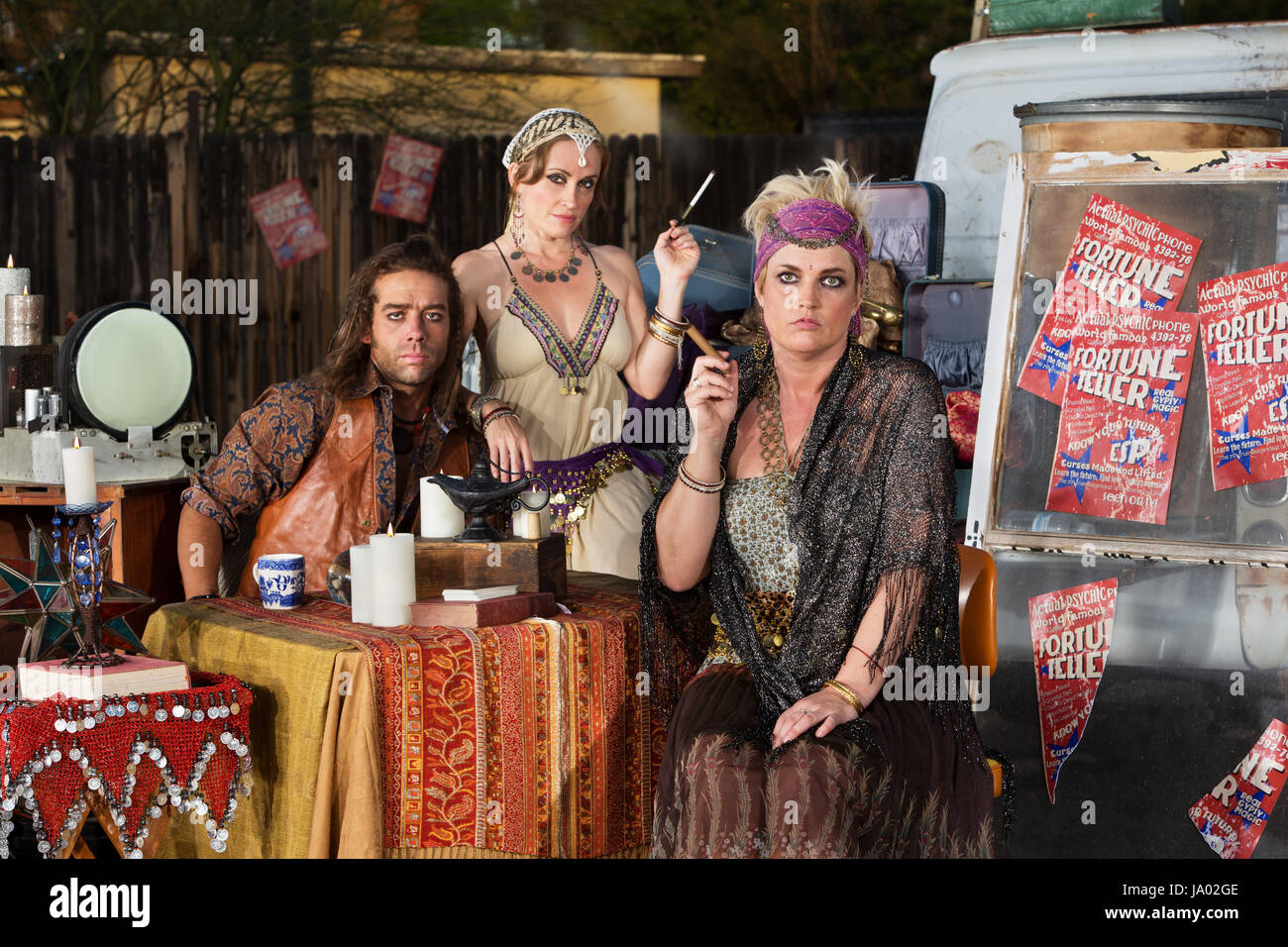 Soothsayer booth hi-res stock photography and images - Alamy