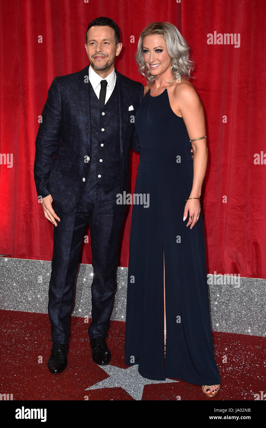 Faye Tozer and Lee Latchford-Evans attending the British Soap Awards ...