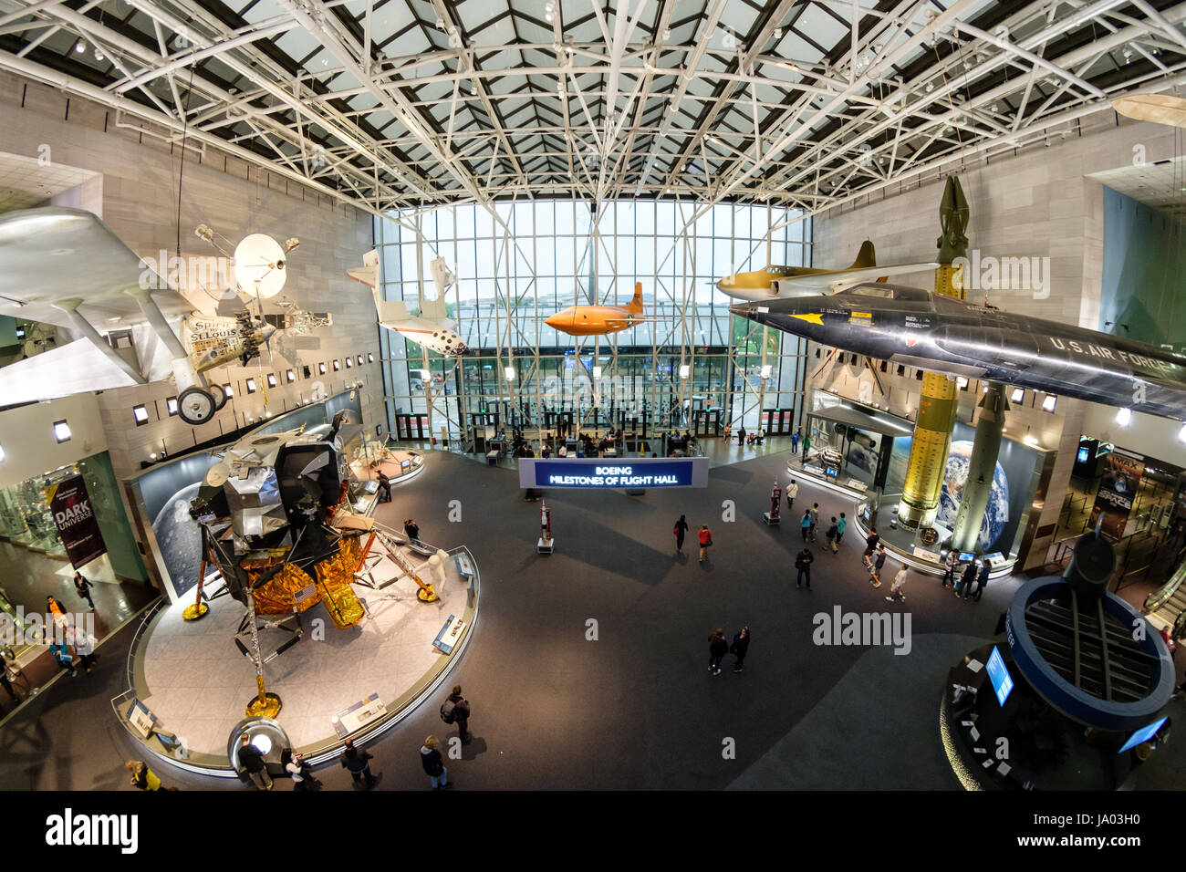 Boeing Milsetones of Flight Hall, National Air and Space Museum ...