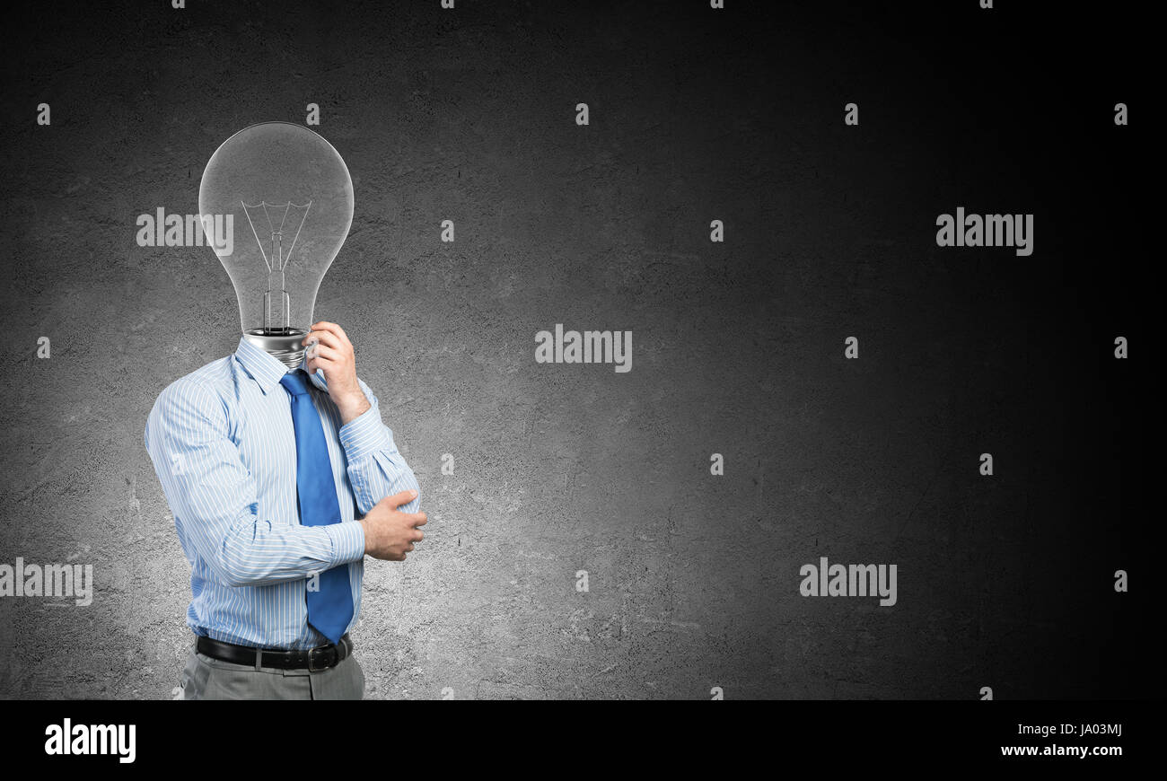 Man thinking over his idea Stock Photo - Alamy