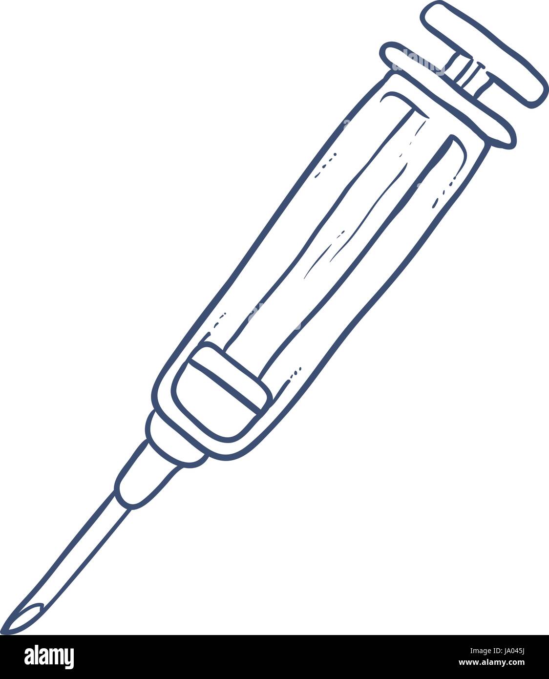 Medical syringe draw Stock Vector Image & Art - Alamy