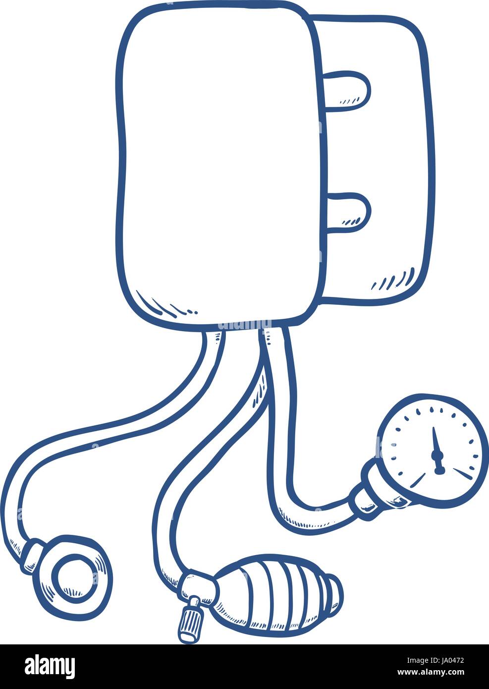 Male patient blood pressure Stock Vector Images - Alamy