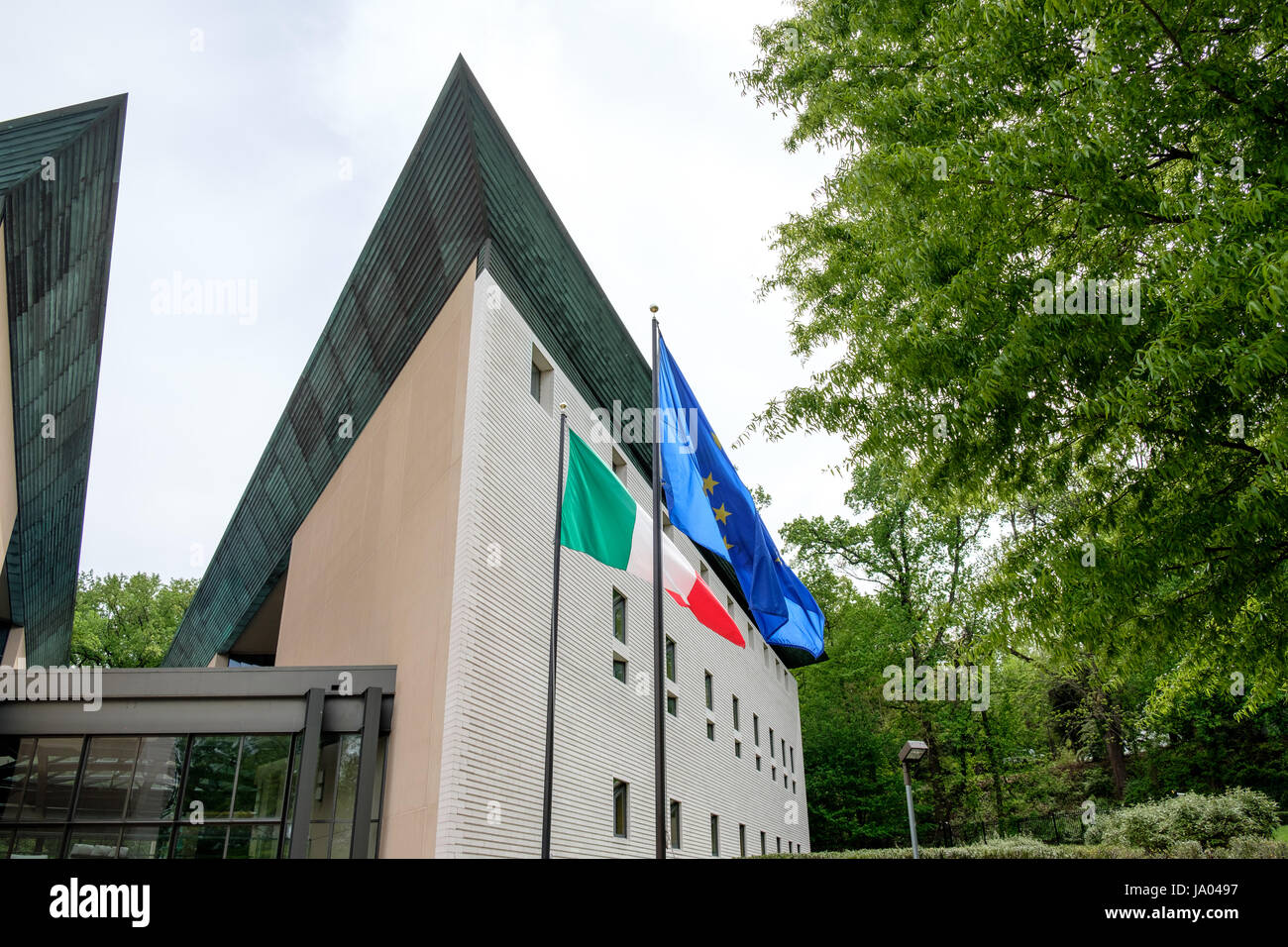 Italian embassy building, 3000 Whitehaven Street NW, Washington DC, USA ...