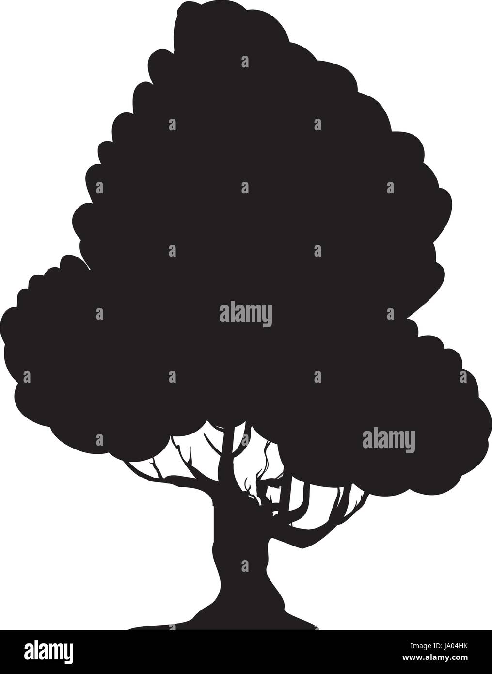 Beautiful tree isolated Stock Vector Image & Art - Alamy