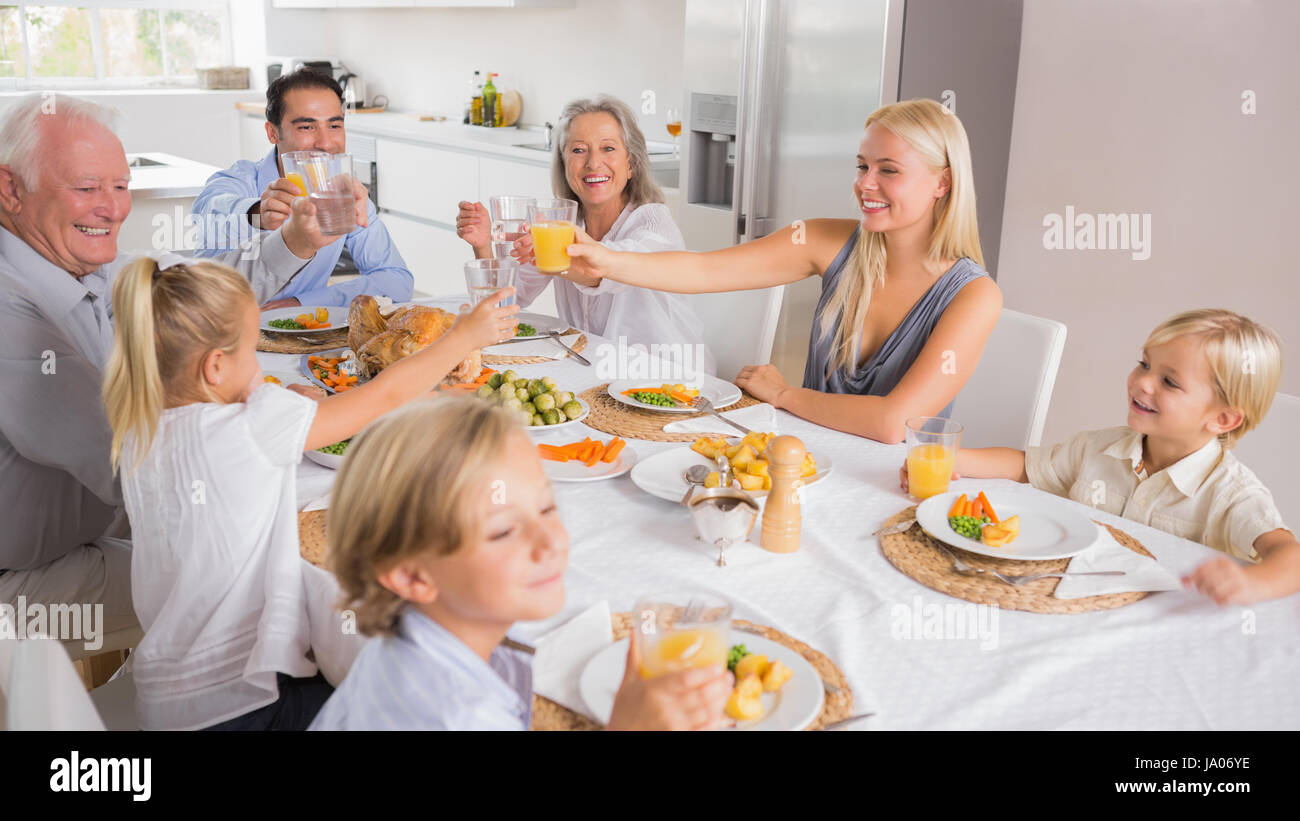 Mixed Family Thanksgiving Dinner