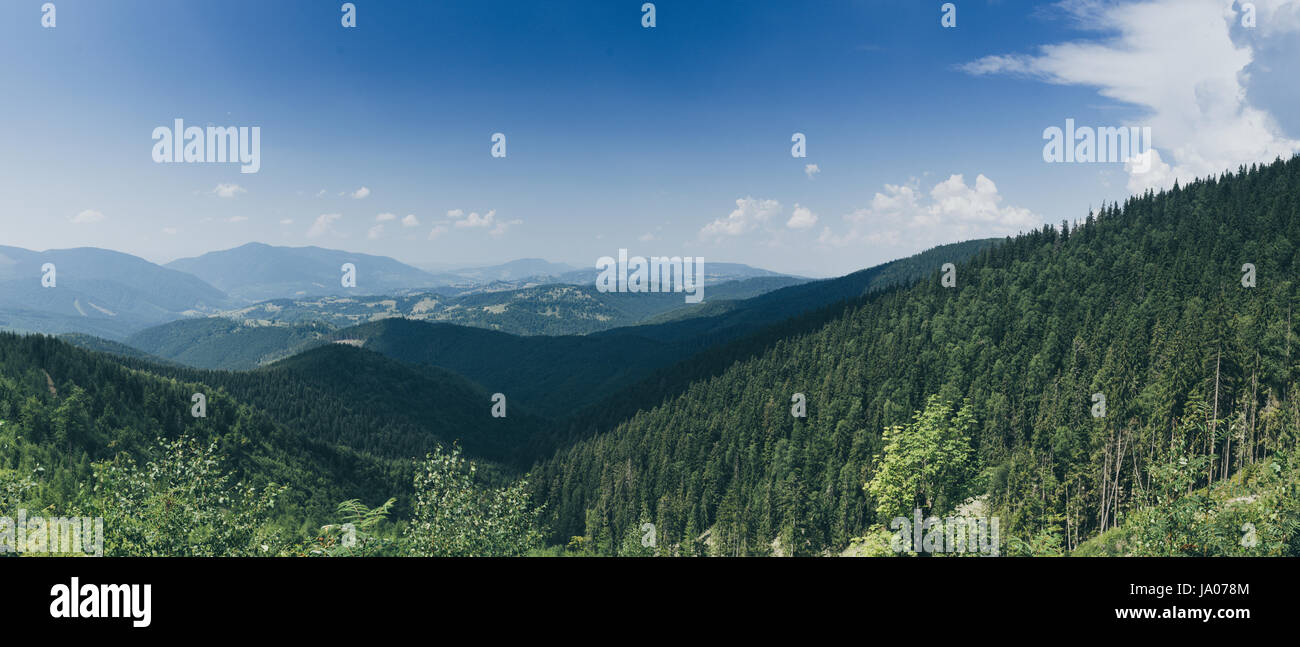 Carpathian mountain landscape Stock Photo - Alamy