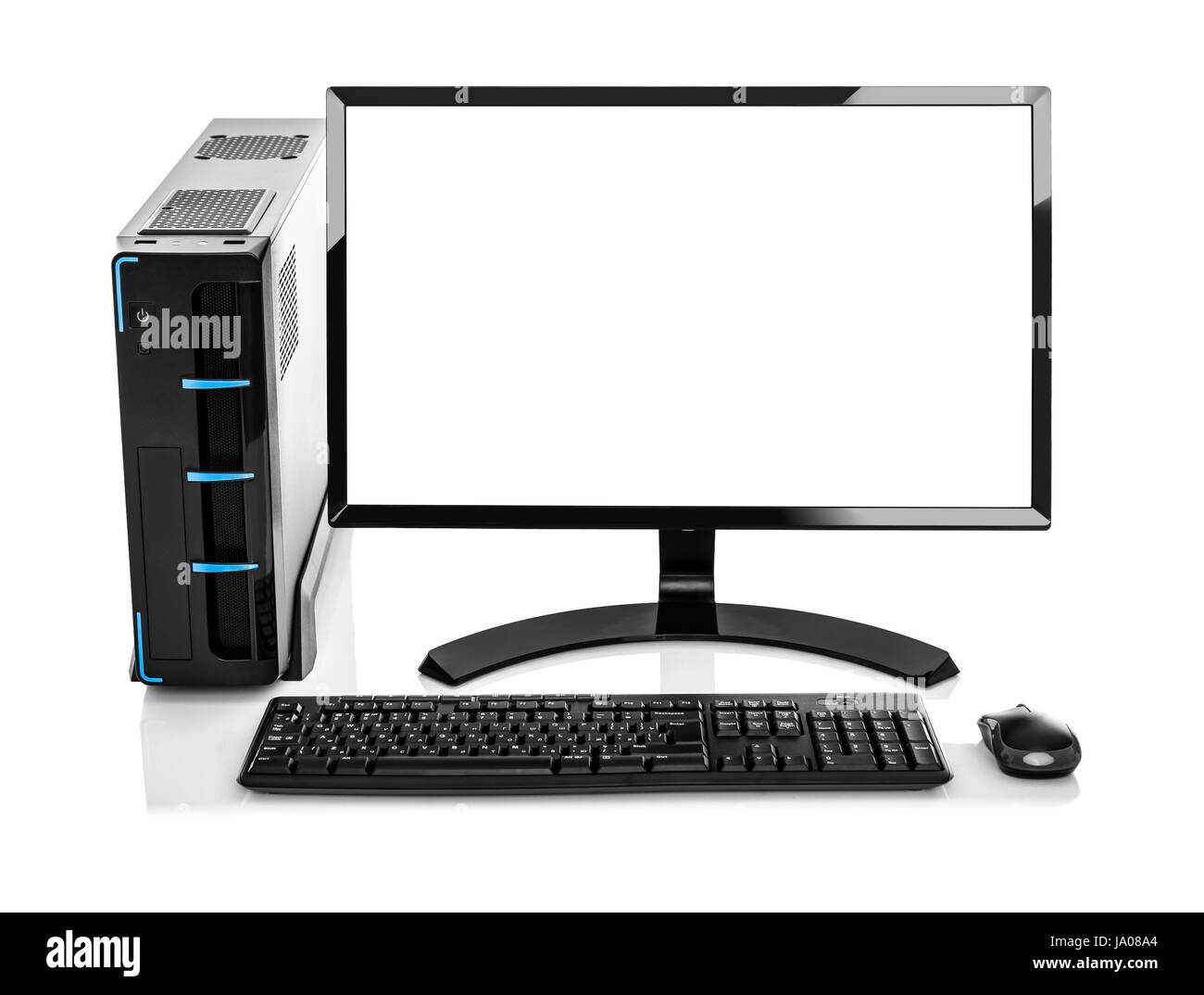 Modern PC computer isolated Stock Photo - Alamy