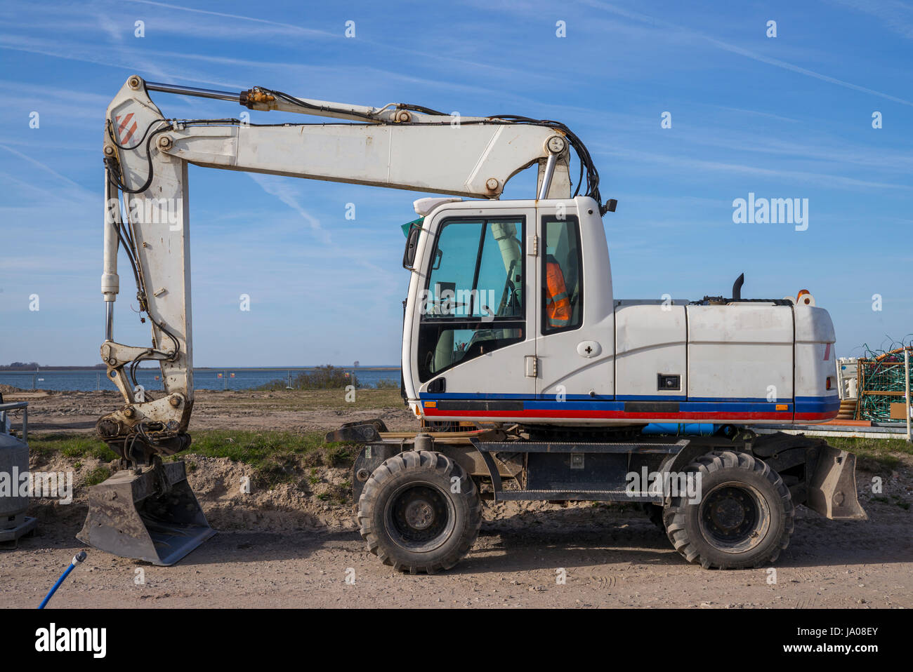 Bagger baustelle hi-res stock photography and images - Alamy