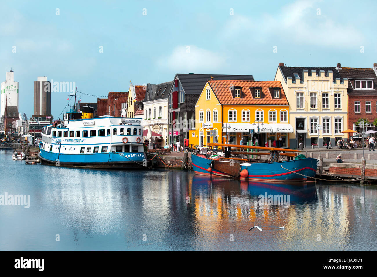husum historic port Stock Photo - Alamy
