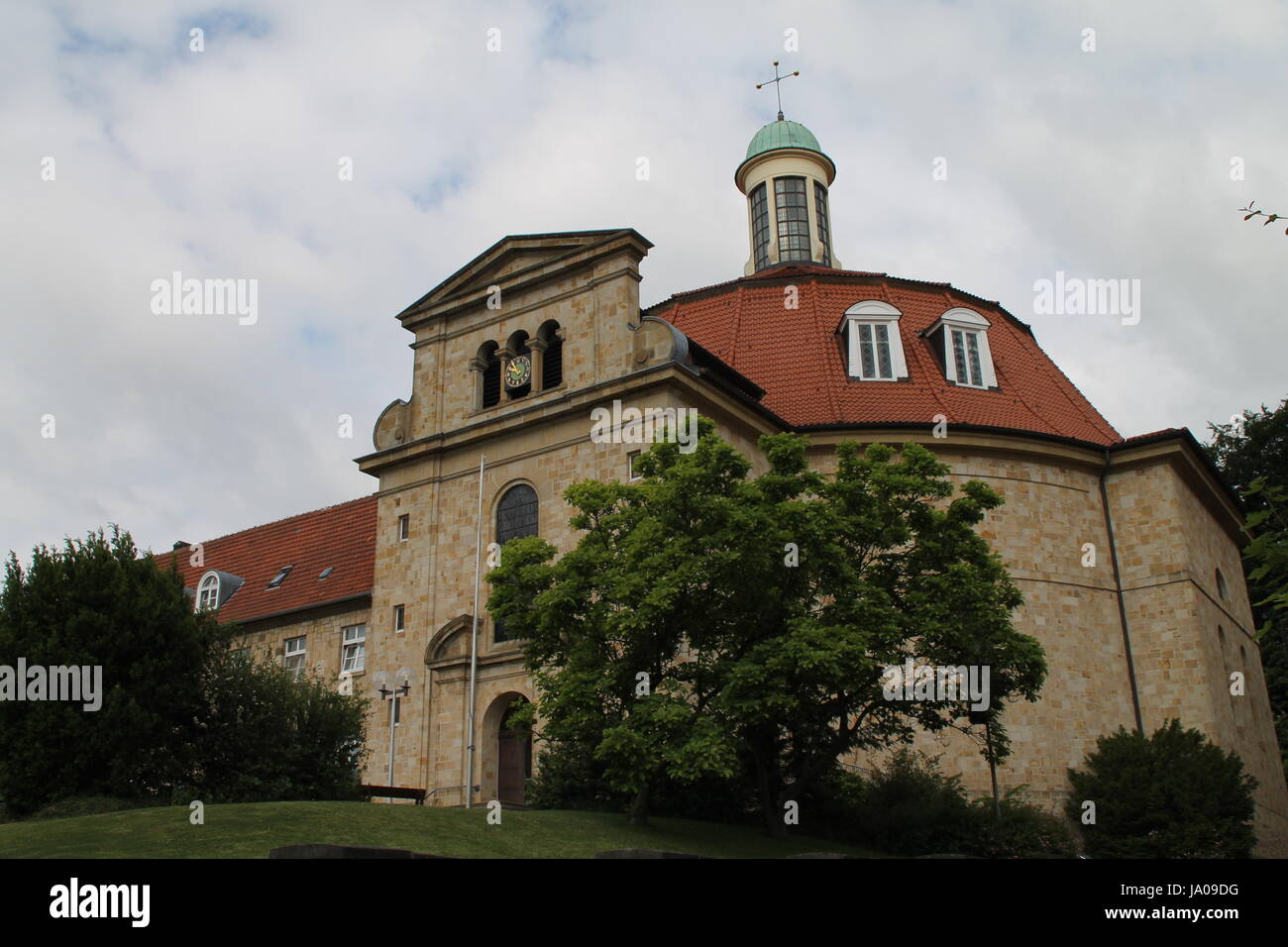 house, building, church, dome, monastery, catholic, convent, house ...