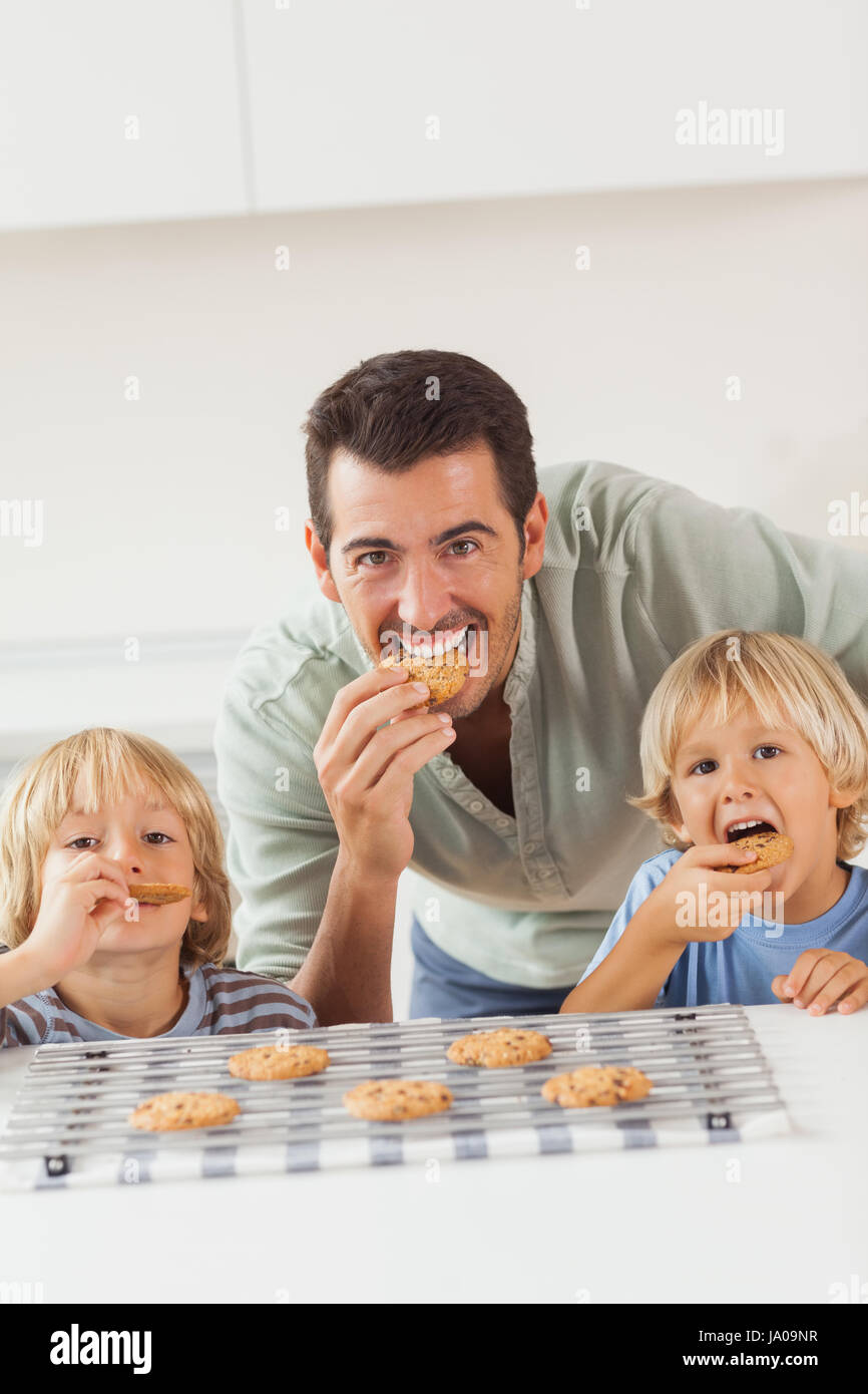 Hispanic father sons in hi-res stock photography and images - Alamy