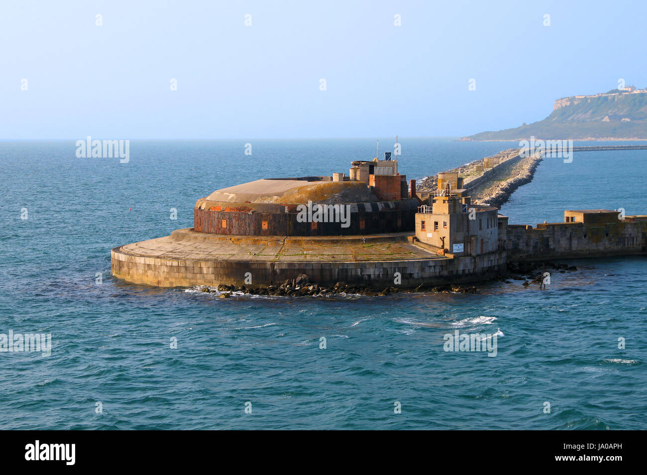 bunker islanding portland Stock Photo - Alamy