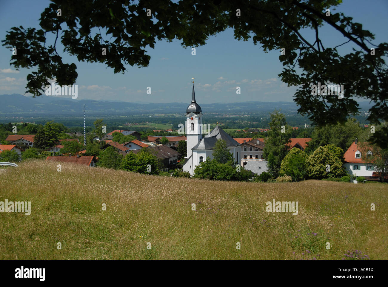 summer, summerly, bavaria, community, village, market town, scenery ...