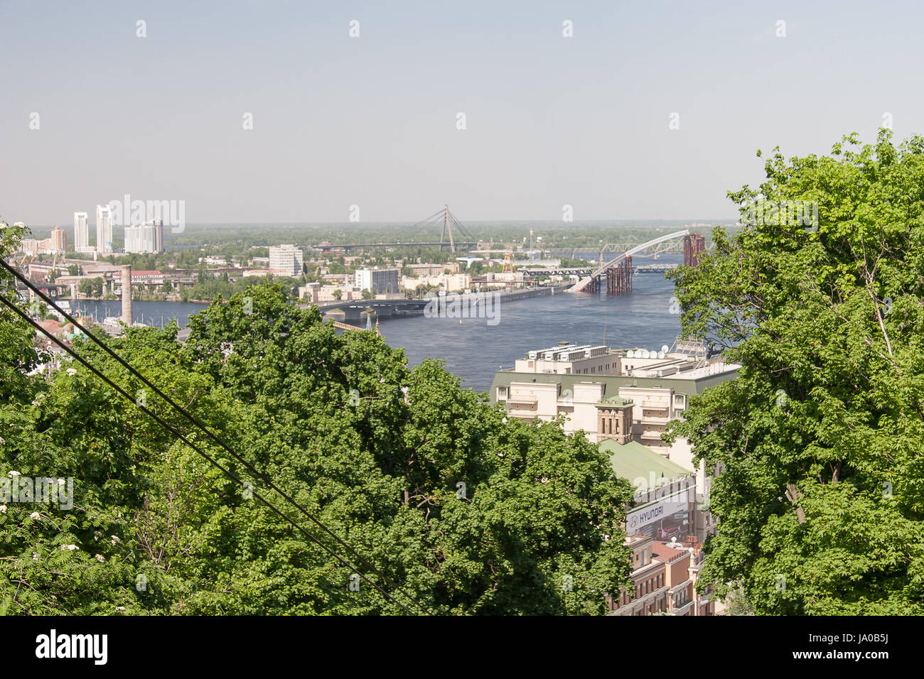 blue, house, building, tower, city, town, tree, horizon, modern ...