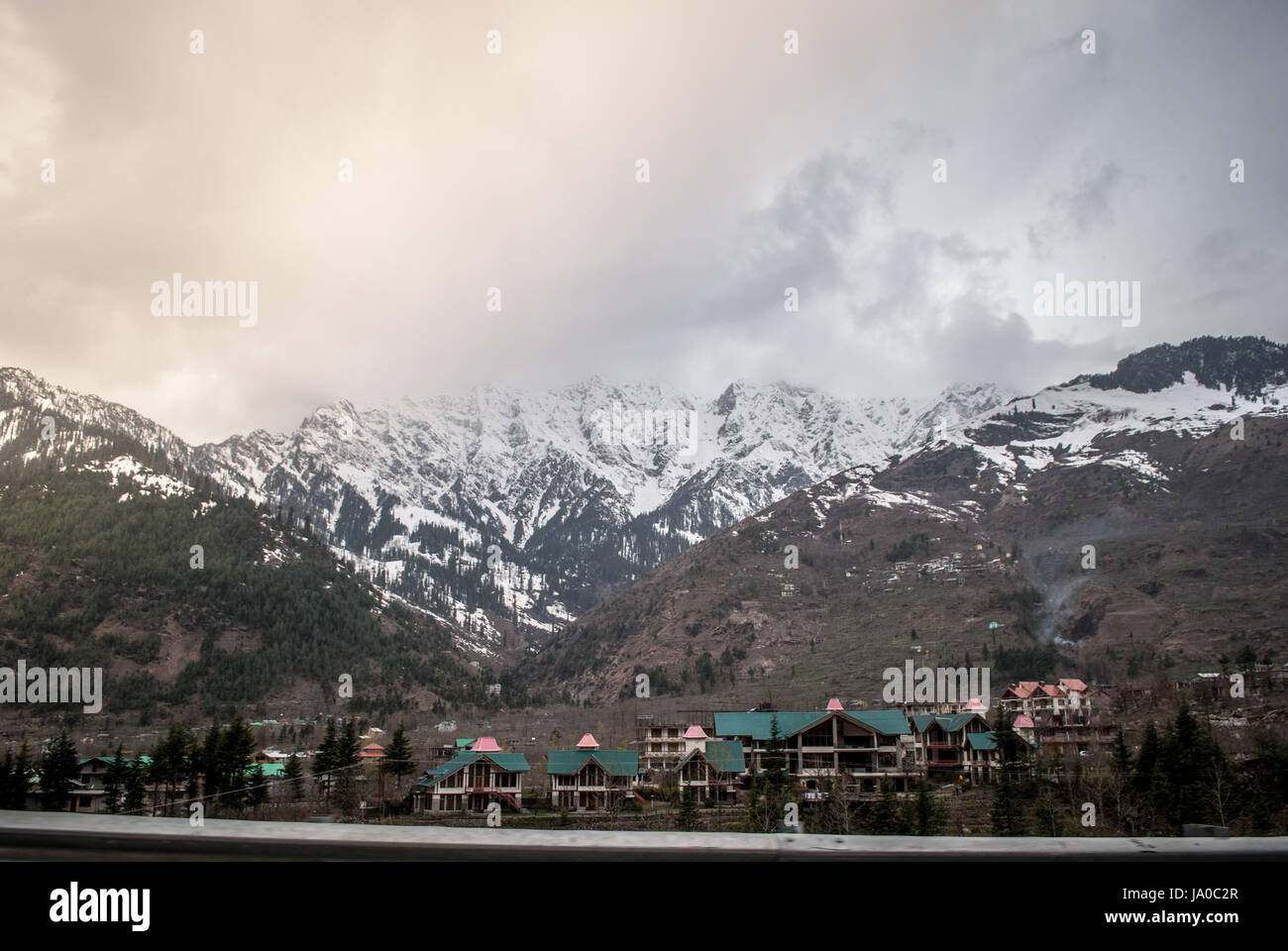 Snow Peak mountain Stock Photo - Alamy