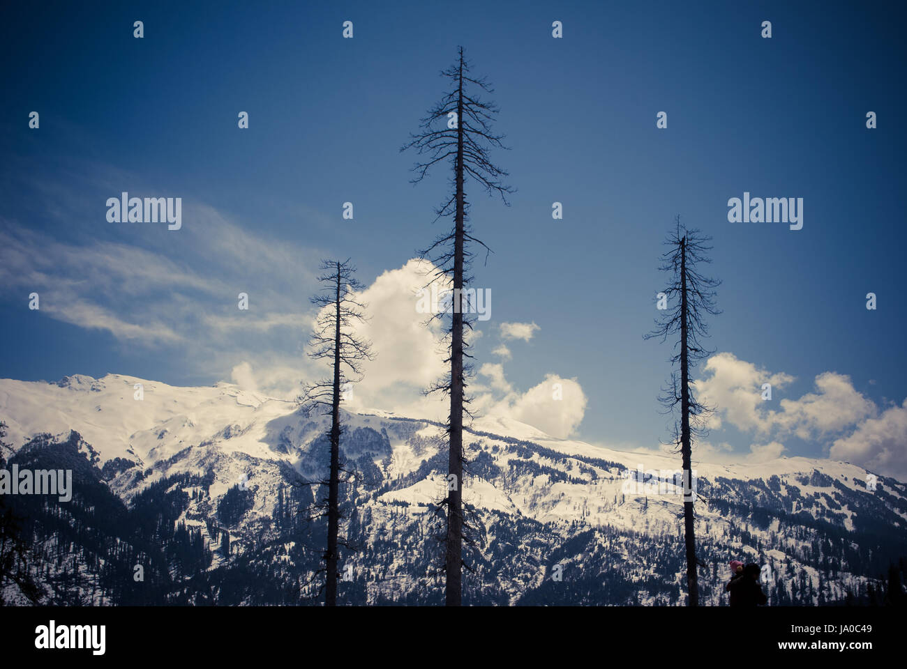 Snow Peak mountain Stock Photo - Alamy