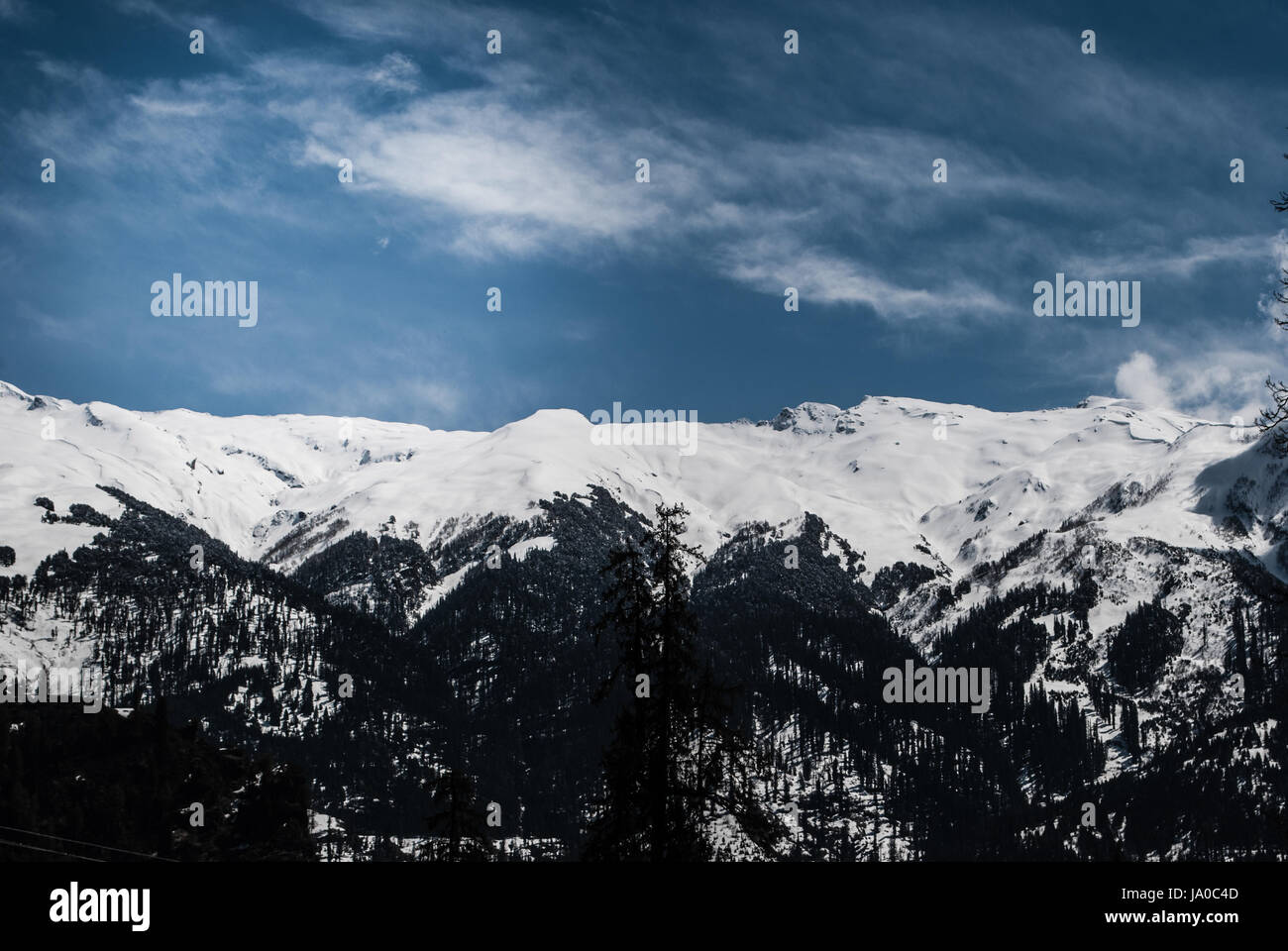 Snow Peak mountain Stock Photo - Alamy