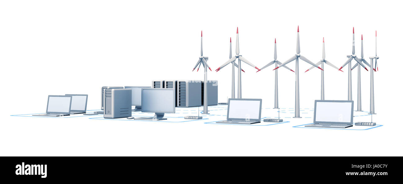 blue, PC, computers, computer, isolated, model, design, project ...