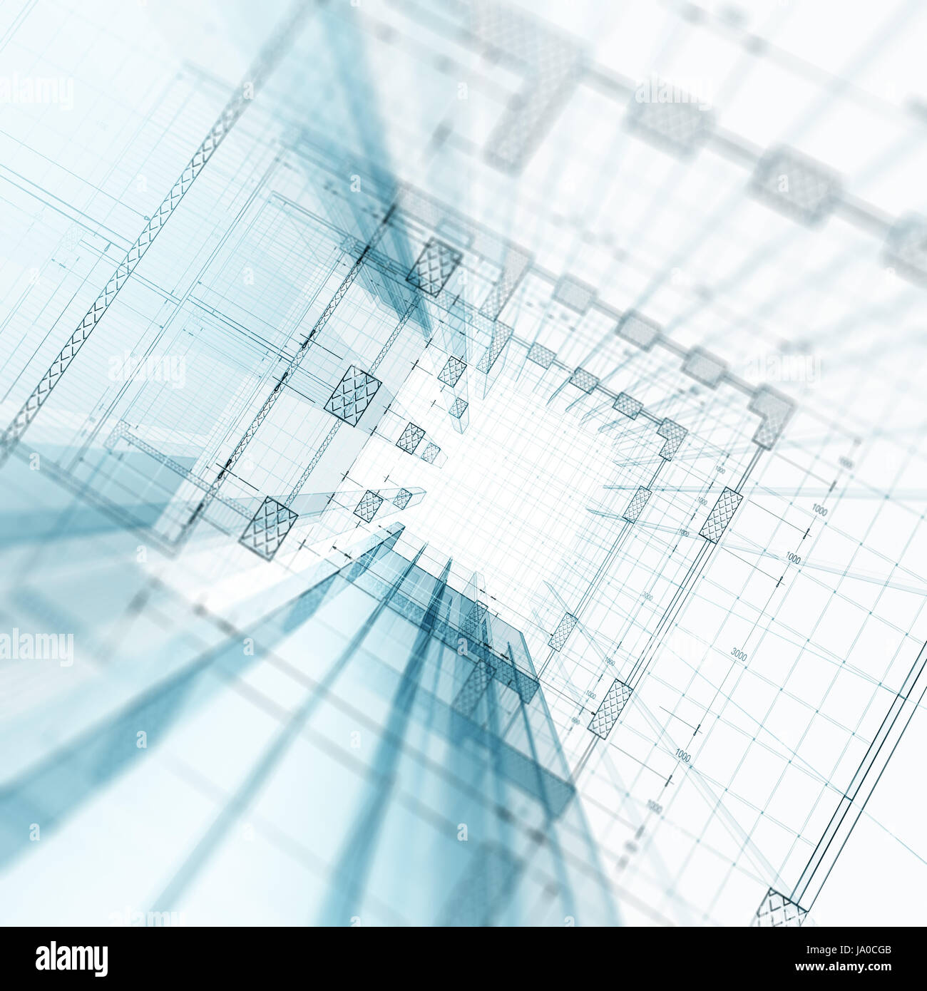 blue, model, design, project, concept, plan, draft, engineering, look ...