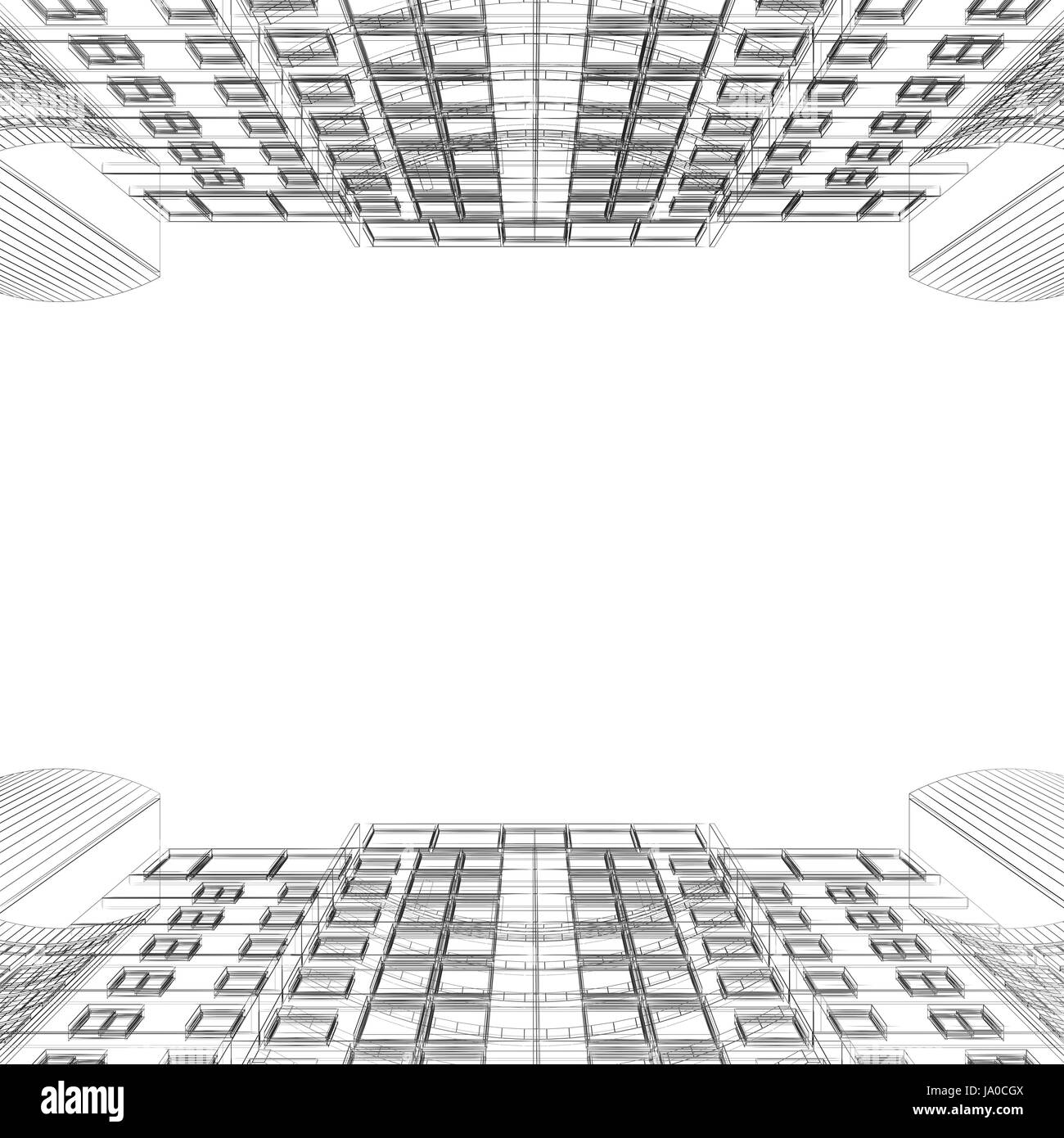 house, building, isolated, model, design, project, concept, plan, draft ...