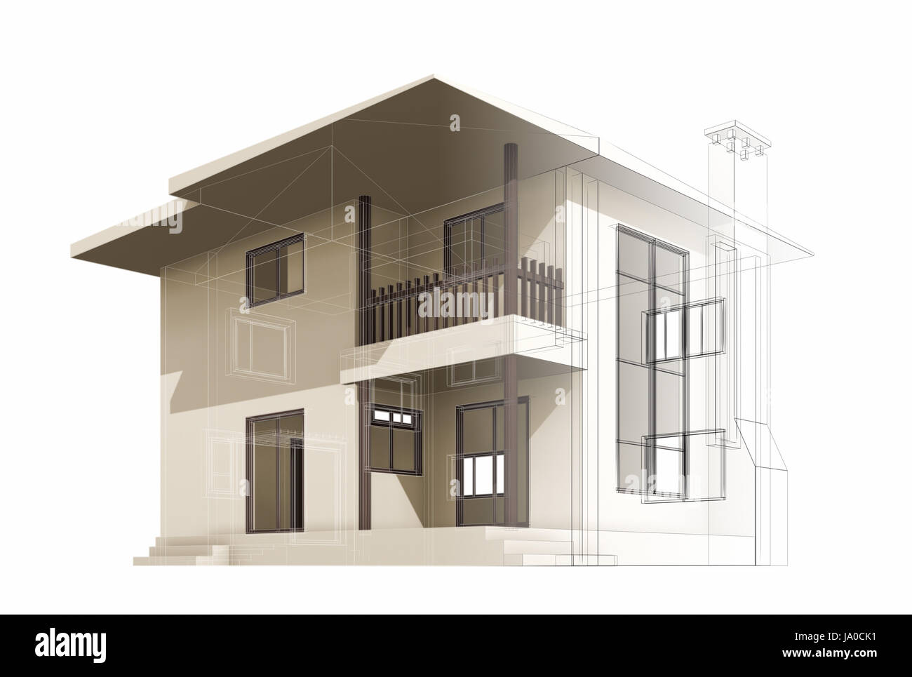 house, building, model, design, project, concept, plan, draft, modern ...