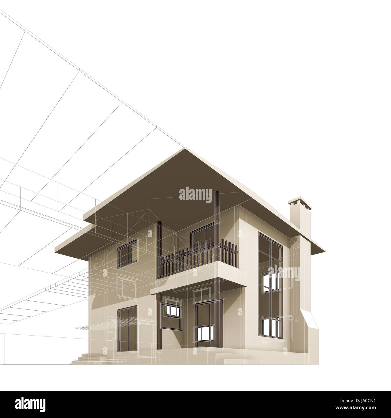 house, building, model, design, project, concept, plan, draft, modern ...