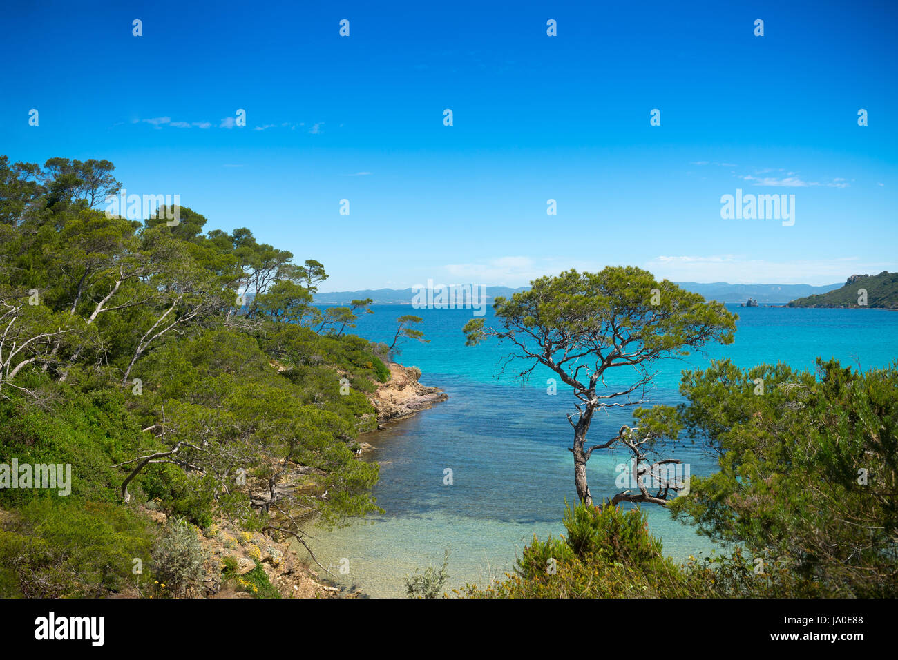 idyllic beach,paradisiacal southern landscape Stock Photo - Alamy