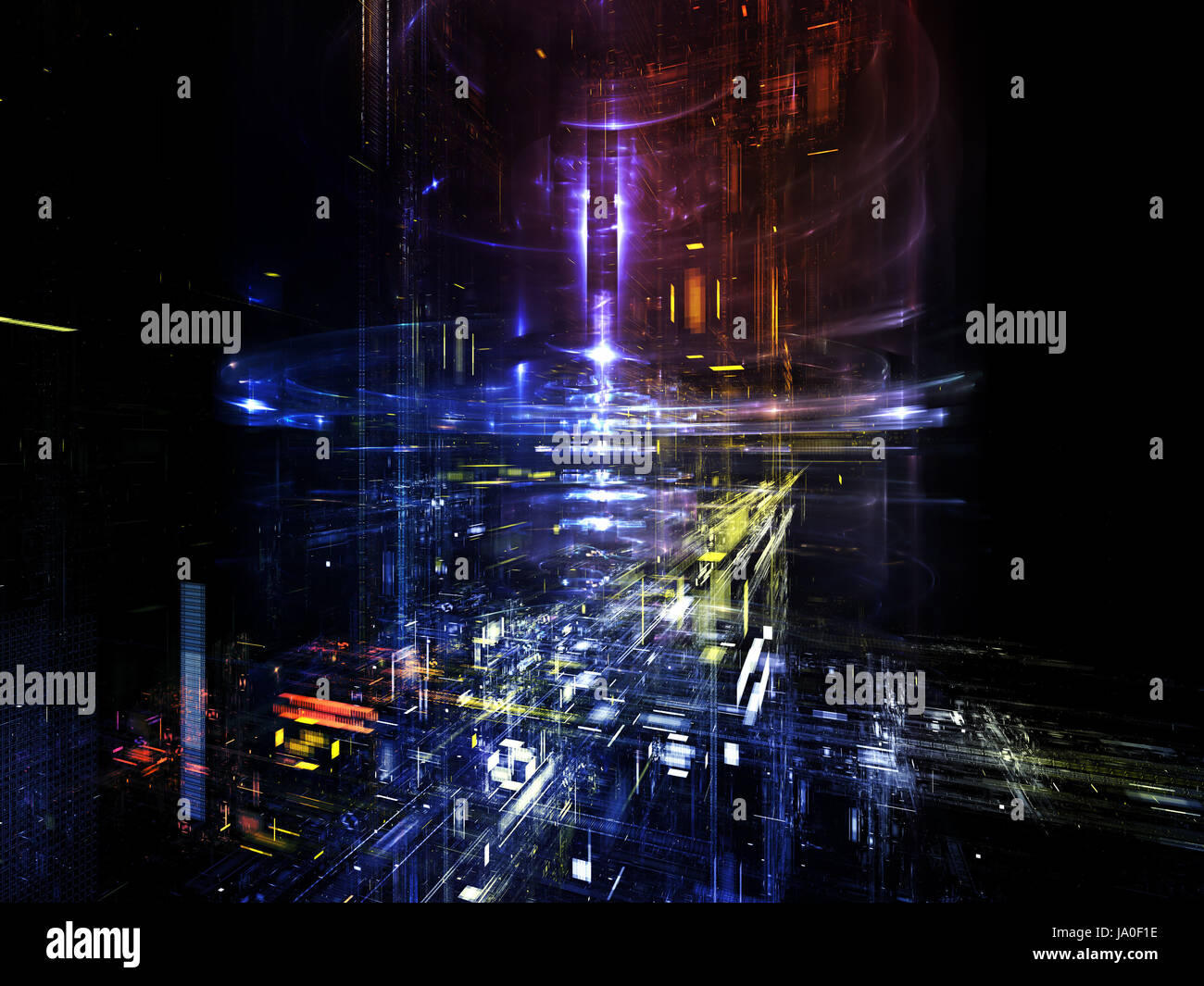 sign, signal, city, town, horizon, space, industrial, science, future ...