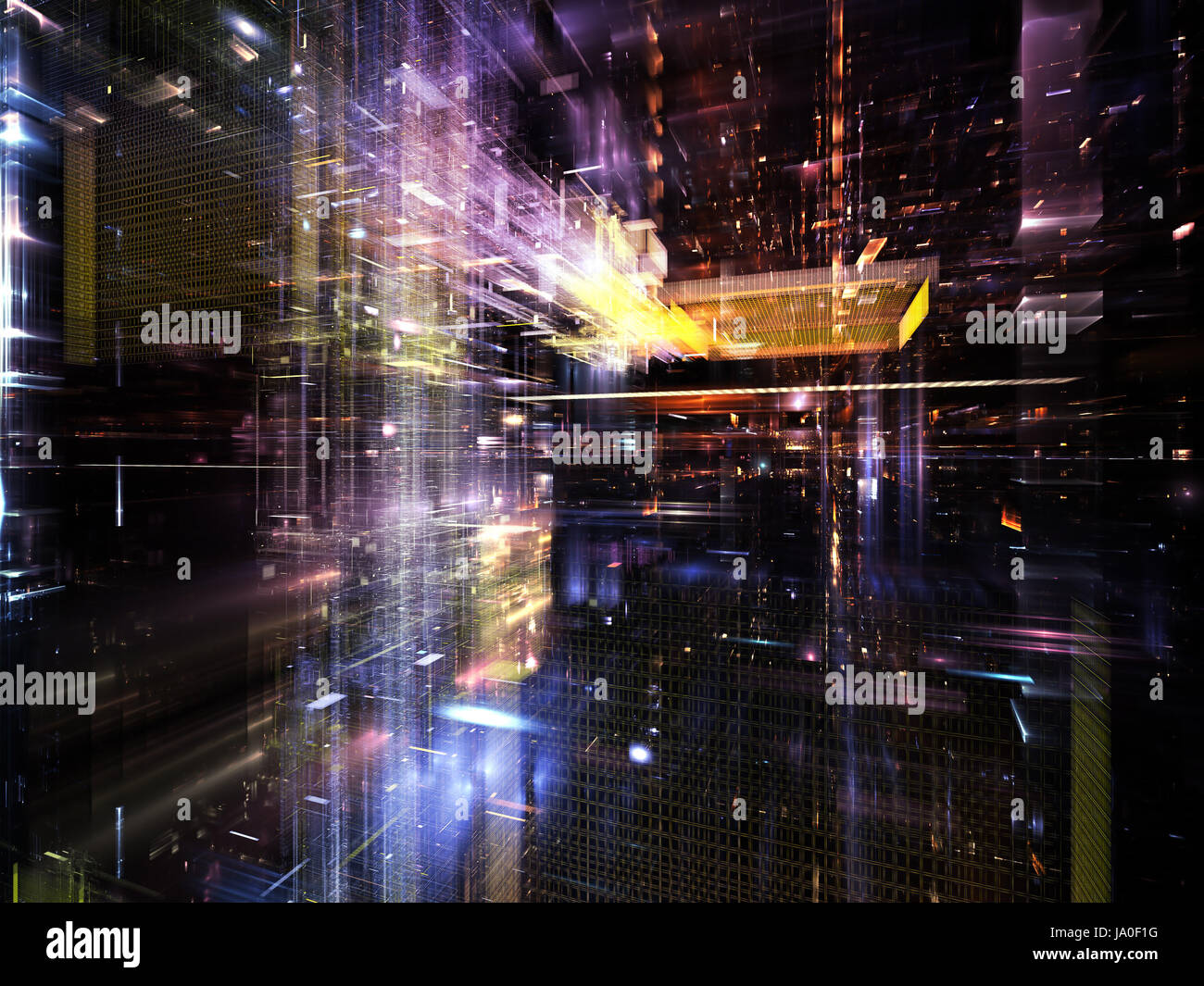 sign, signal, city, town, horizon, space, industrial, science, future ...