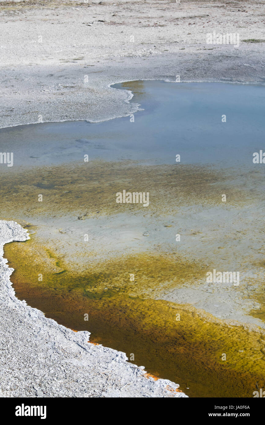 Yellowstone geothermal pools hi-res stock photography and images - Alamy