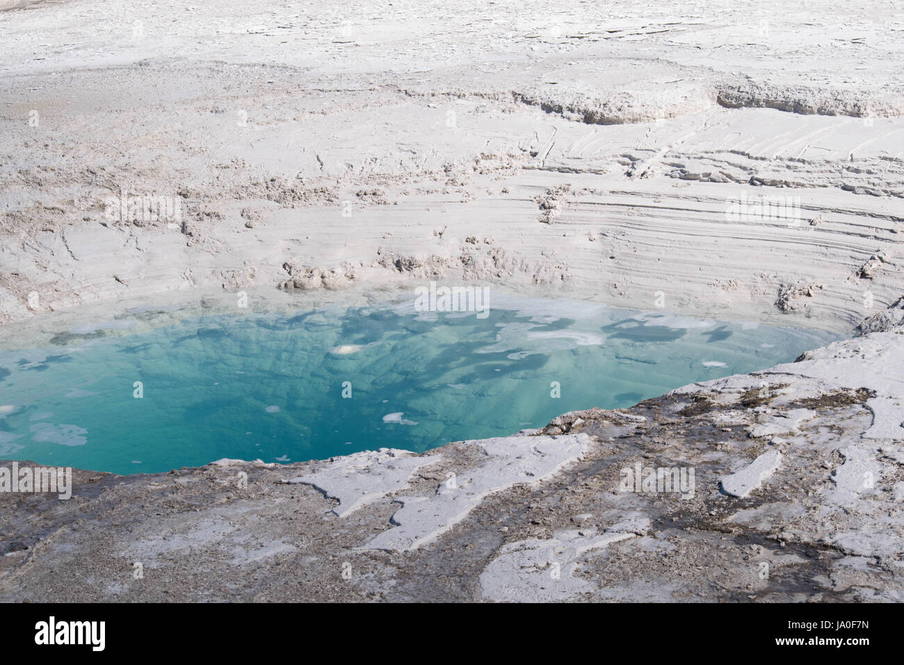 Yellowstone sapphire pool hi-res stock photography and images - Alamy