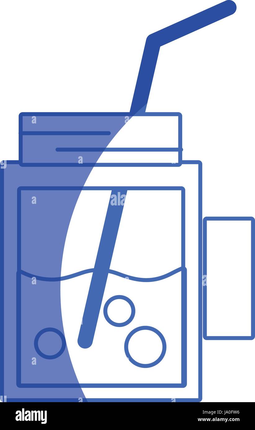 silhouette refreshment beverage to hot day in the sun Stock Vector ...