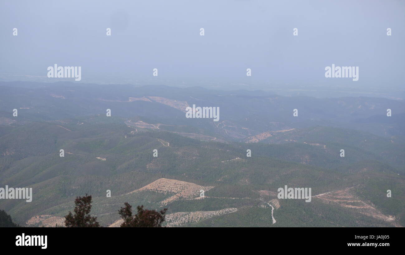Views from Mount Foia Highest Point in Algarve Stock Photo - Alamy
