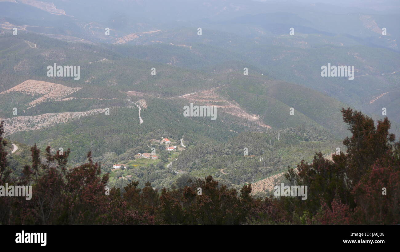 Views from Mount Foia Highest Point in Algarve Stock Photo - Alamy