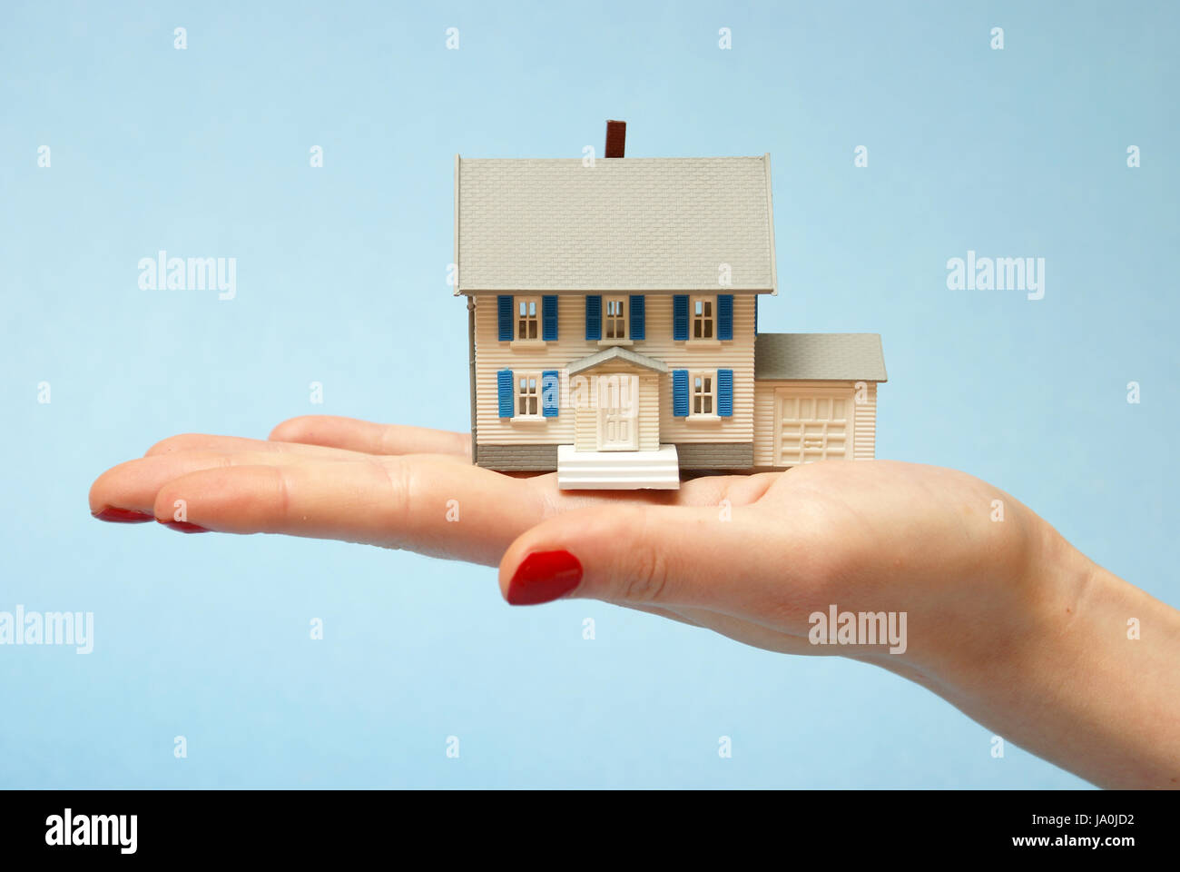 woman, blue, house, building, hand, sell, model, design, project ...