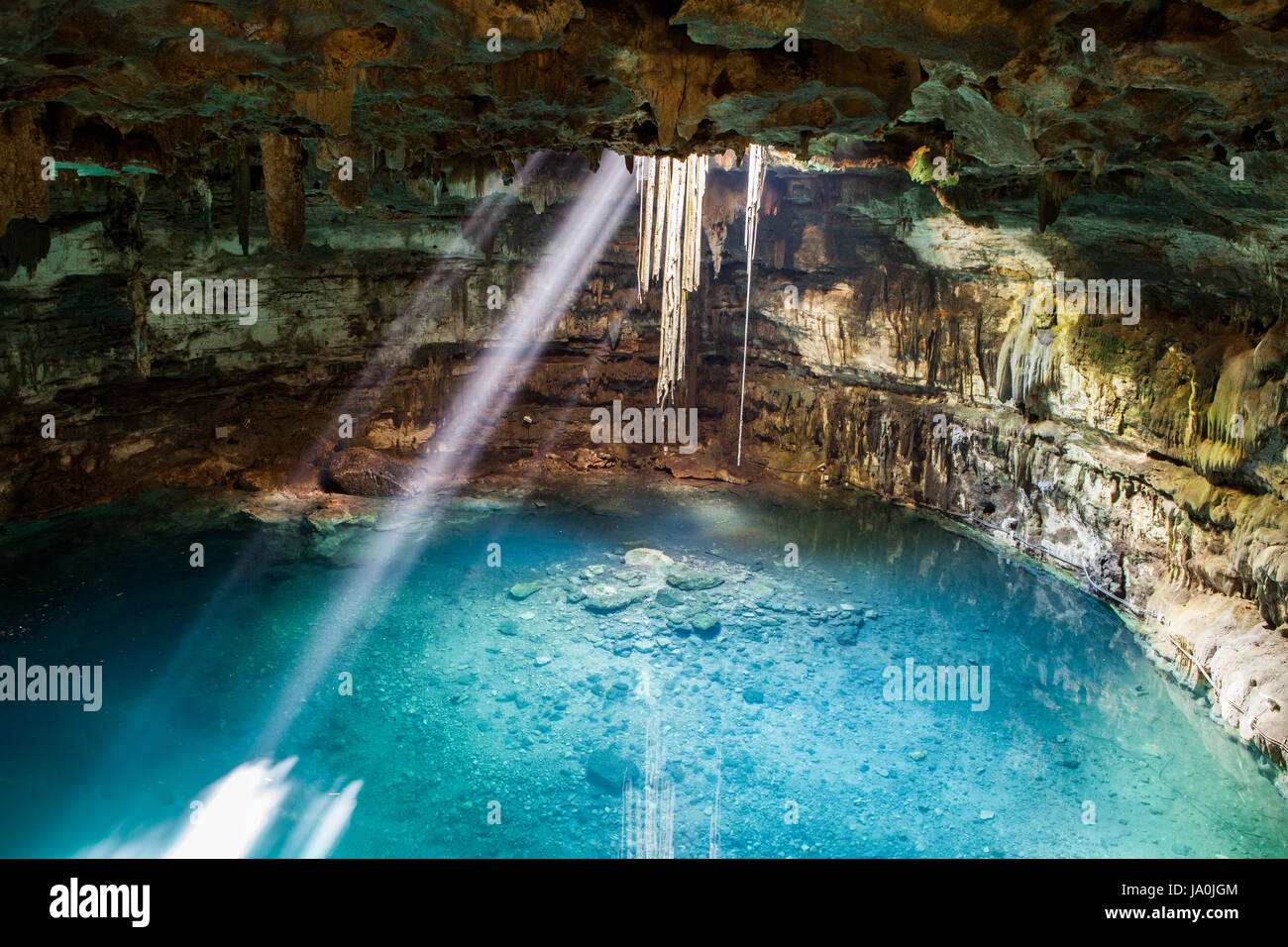Cenote natural pit sinkhole hi-res stock photography and images - Alamy