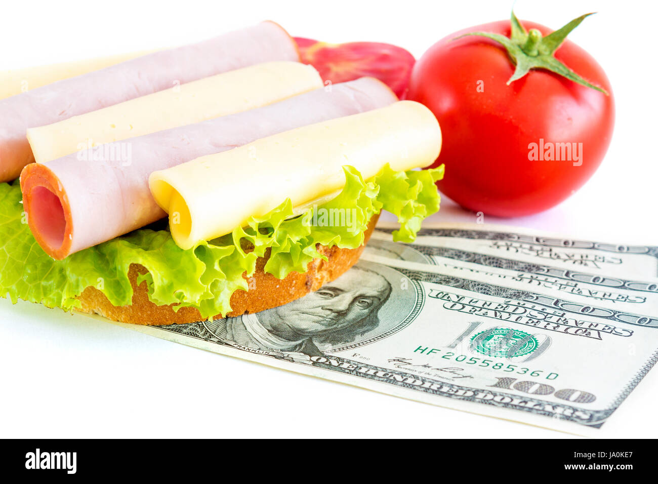 dollar, dollars, food, aliment, finance, expensive, sandwich, eating ...