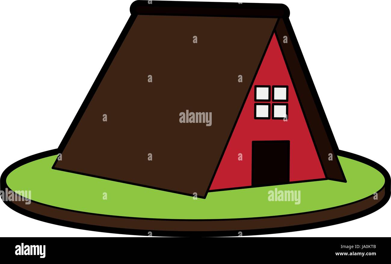 Triangular shape building Stock Vector Images - Alamy