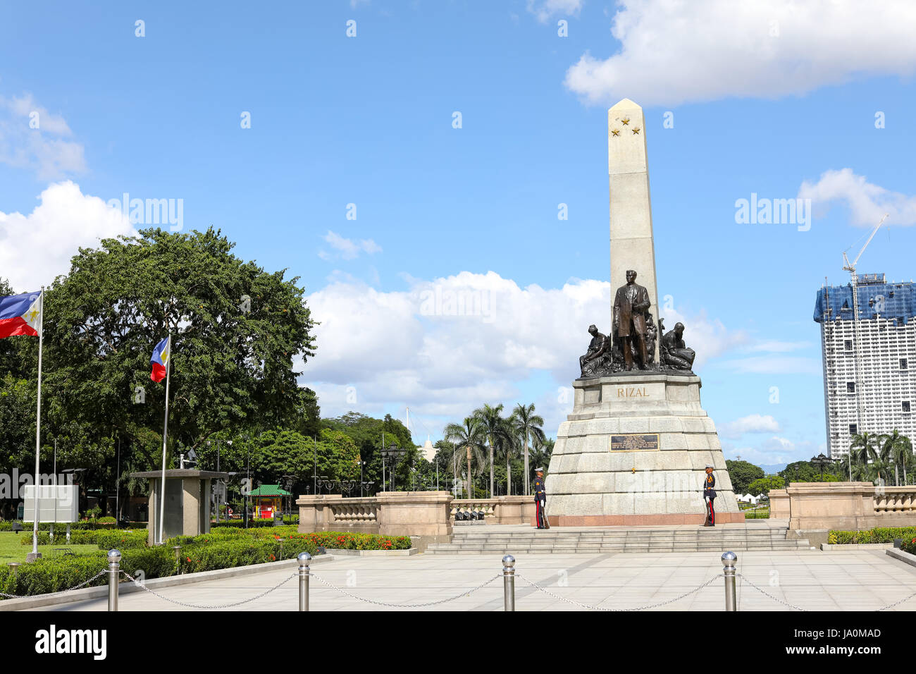 Oct 29, 2016 Monument in memory of Jose Rizal, national hero in Manila ...