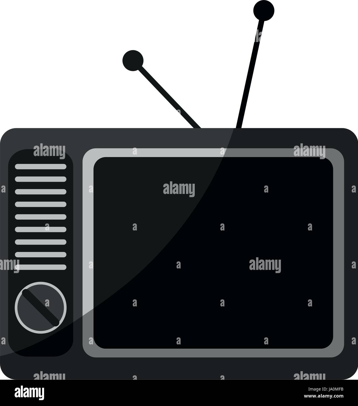 vintage tv icon image Stock Vector Image & Art - Alamy