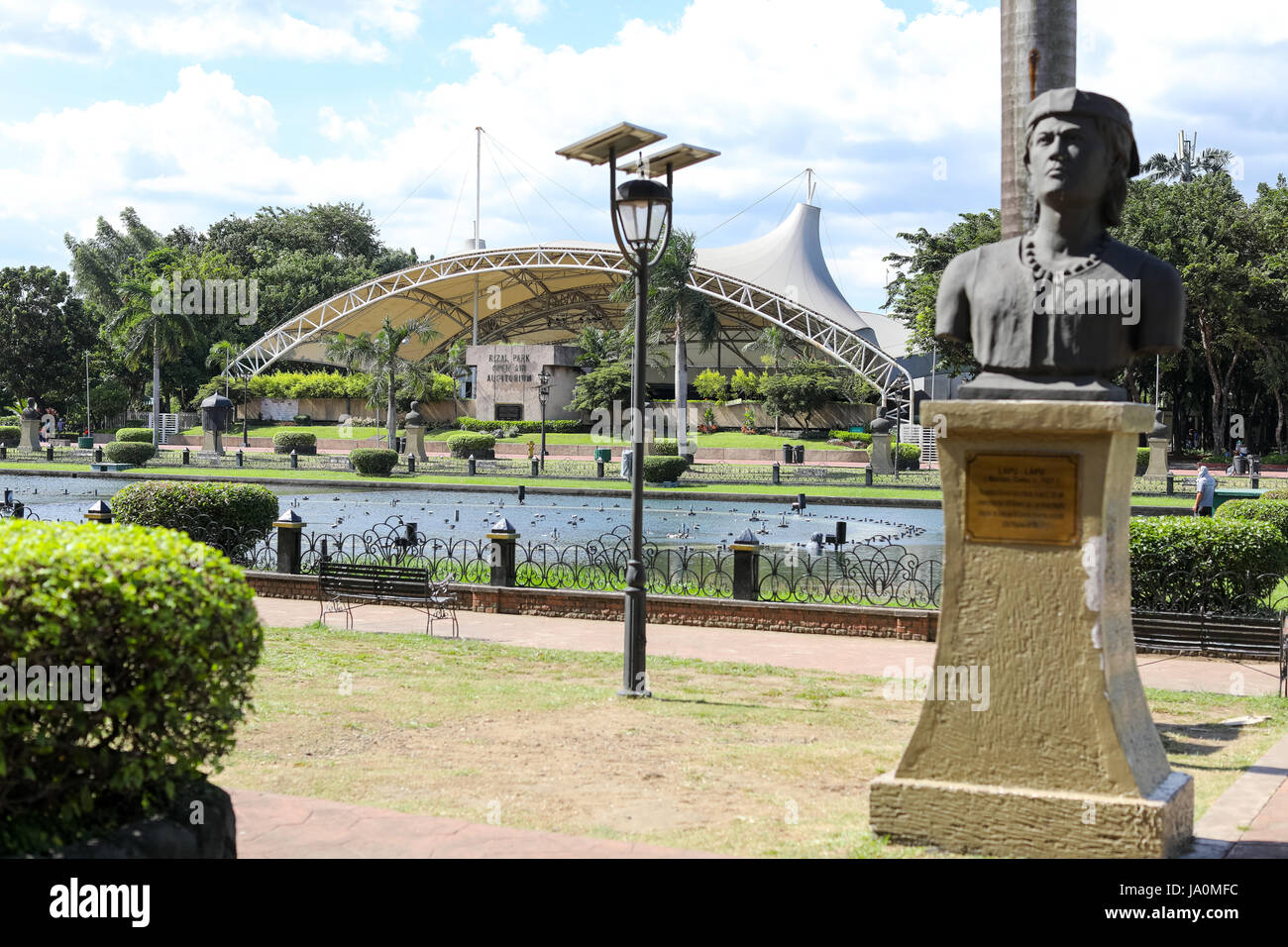 OCT 29, 2016 Rizal Park open air auditorium in Roxas Boulevard, Manila ...