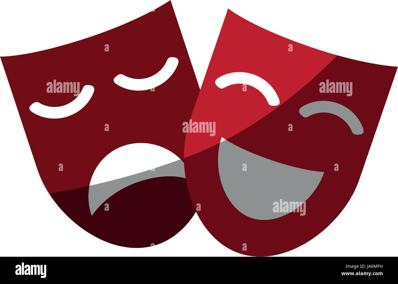 theater masks concept icon image Stock Vector Image & Art - Alamy