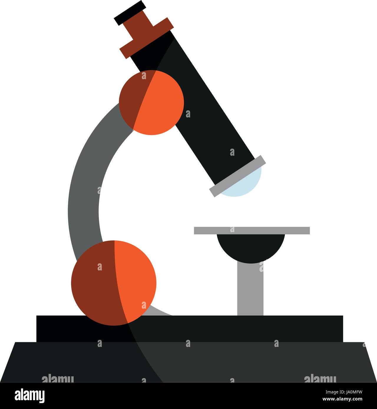 microscope science icon image Stock Vector Image & Art - Alamy