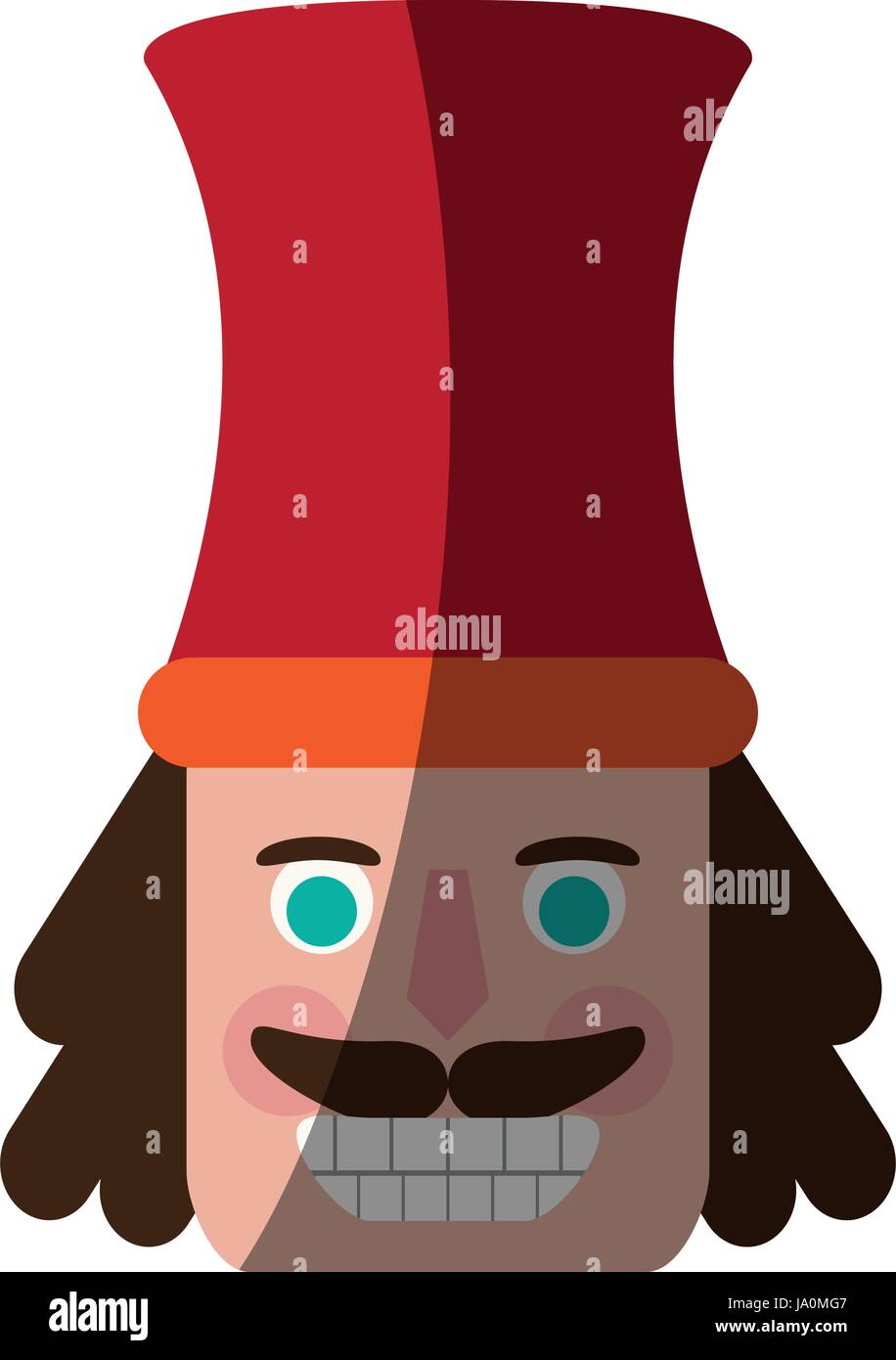 Nutcracker toy red xmas Stock Vector Images - Alamy