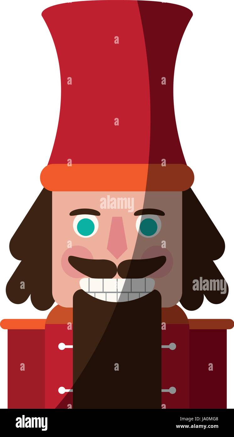 Nutcracker toy red xmas Stock Vector Images - Alamy
