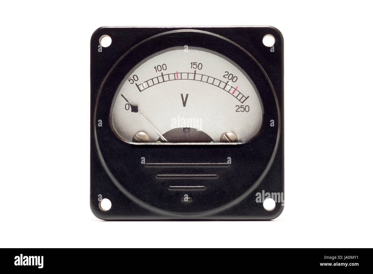 Electric measuring device isolated on the white background Stock Photo ...