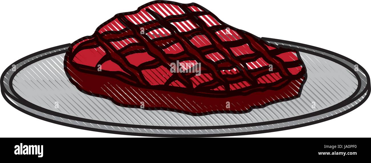 cartoon beef steak fillet fresh food icon Stock Vector Image & Art - Alamy