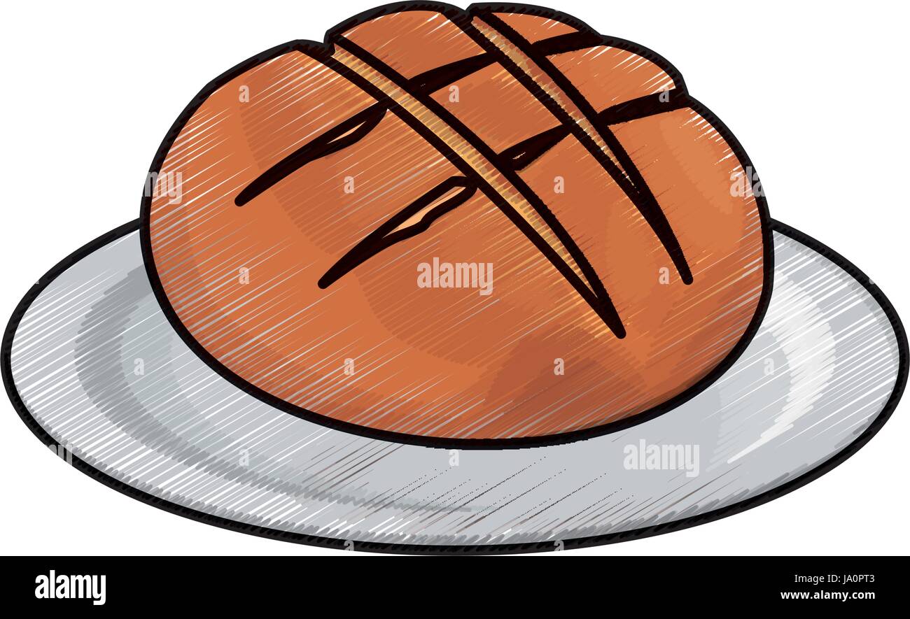 Roundbread Stock Vector Images - Alamy
